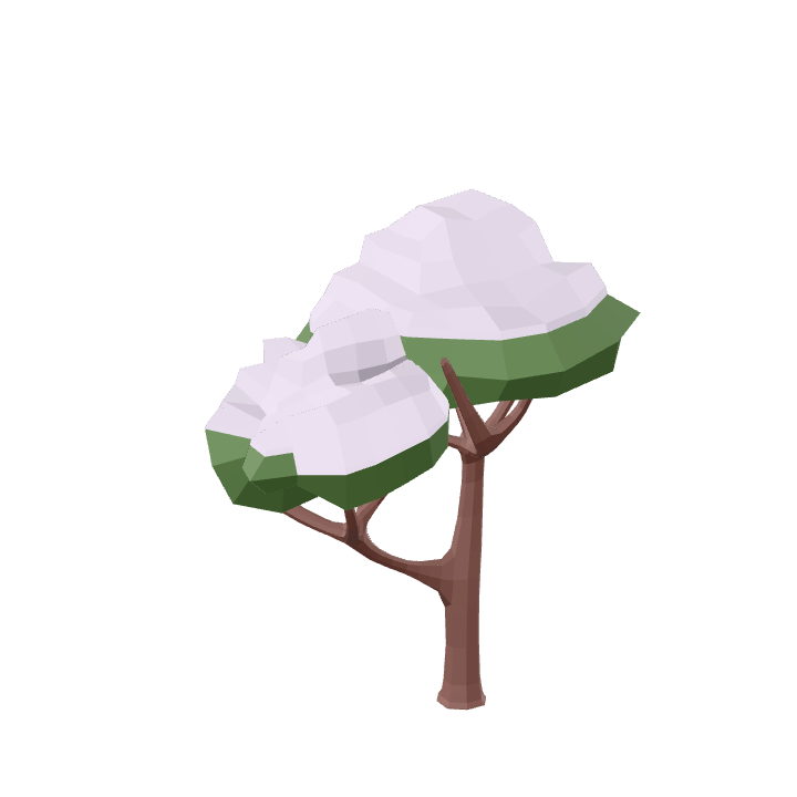 Common-Tree Snow Tree - Free 3D Models on Pixabay