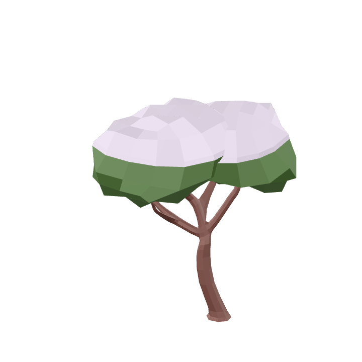 Common-Tree Snow Tree - Free 3D Models on Pixabay