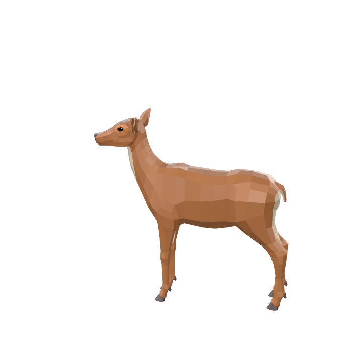 Deer Animal Brown - Free 3D Models on Pixabay
