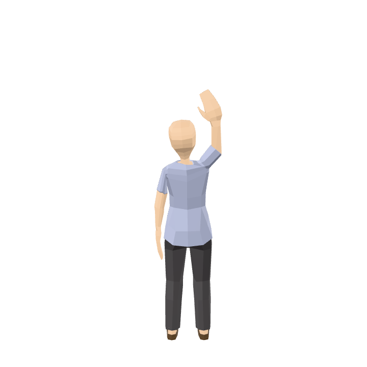 Female-Character Woman Standing - Free 3D Models on Pixabay