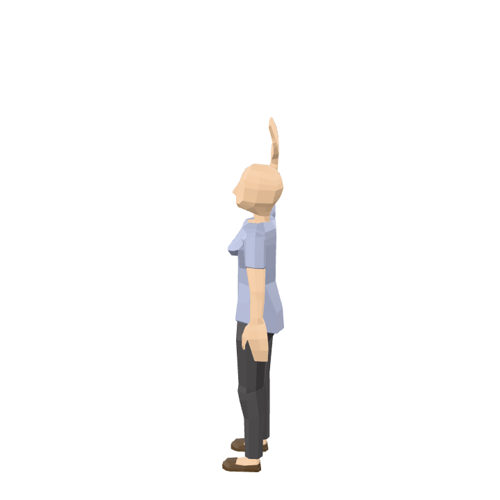 Female-Character Woman Standing - Free 3D Models on Pixabay