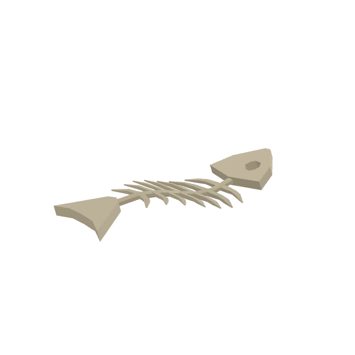 Fish-Bone Bone Skeleton - Free 3D Models on Pixabay