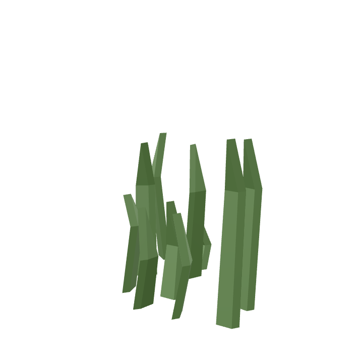 Short-Grass Grass Plant - Free 3D Models on Pixabay