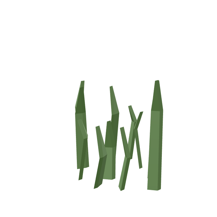 Short-Grass Grass Plant - Free 3D Models on Pixabay