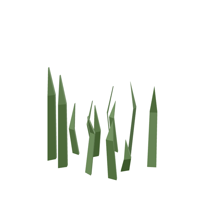 Short-Grass Grass Plant - Free 3D Models on Pixabay