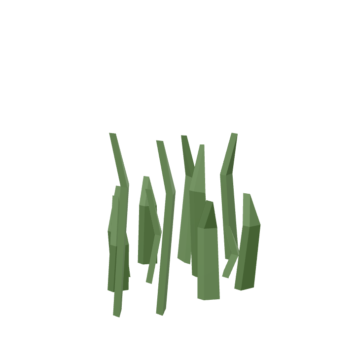 Short-Grass Grass Plant - Free 3D Models on Pixabay