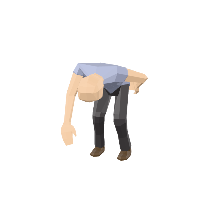 Male-Character Man Picking-Up - Free 3D Models on Pixabay