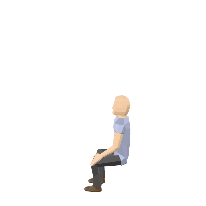 Male-Character Man Sitting - Free 3D Models on Pixabay