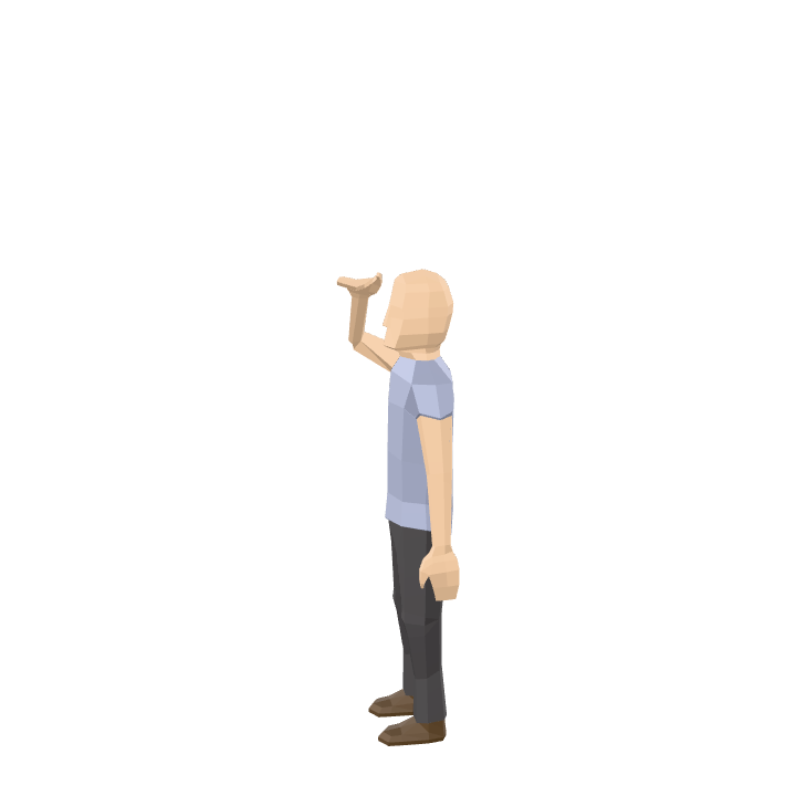 Male-Character Man Standing - Free 3D Models on Pixabay