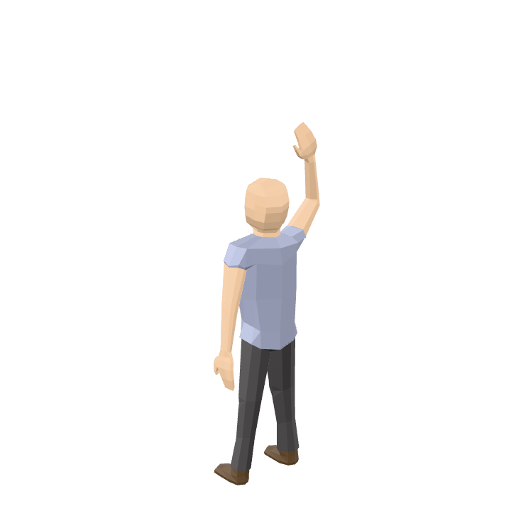 Male-Character Man Standing - Free 3D Models on Pixabay