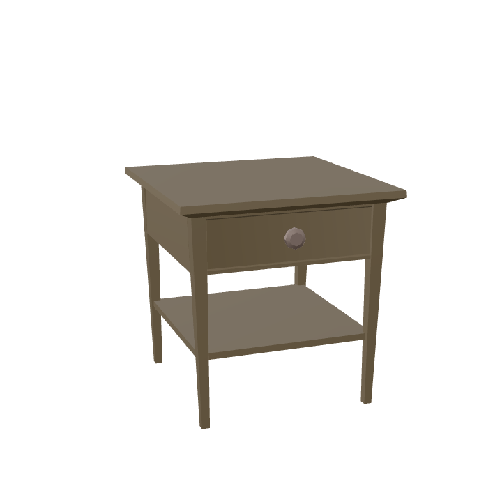 Nightstand Bedside-Table Wood - Free 3D Models on Pixabay