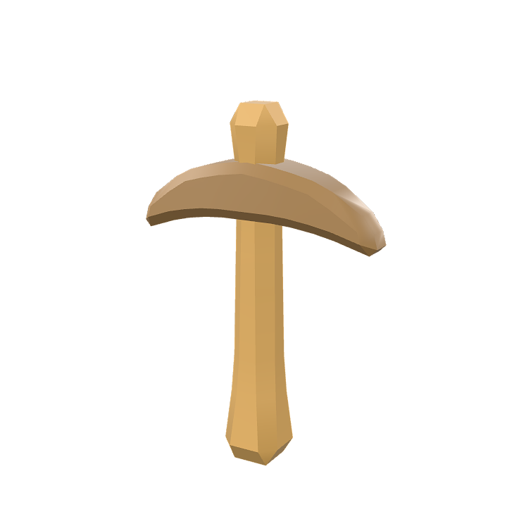 Pickaxe Wood Tool - Free 3D Models on Pixabay