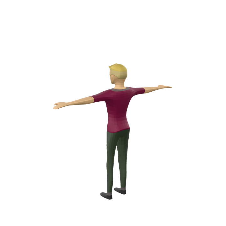 Male-Character Man Stylized - Free 3D Models on Pixabay