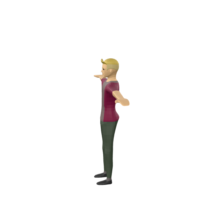 Male-Character Man Stylized - Free 3D Models on Pixabay