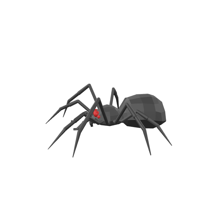 Spider Animal Black - Free 3D Models on Pixabay
