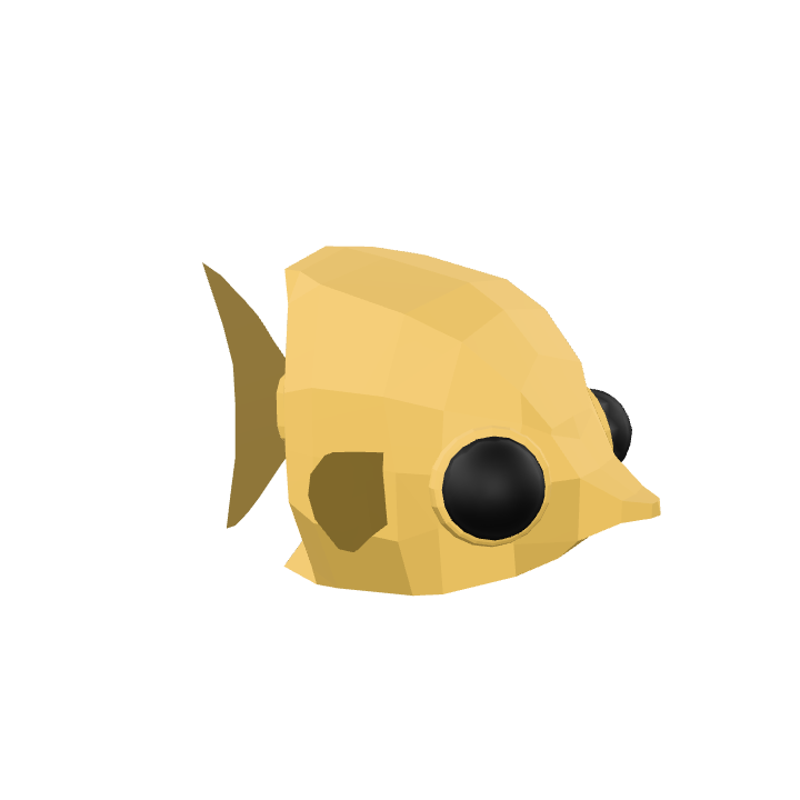 Yellow-Tang Tang-Fish Fish - Free 3D Models on Pixabay