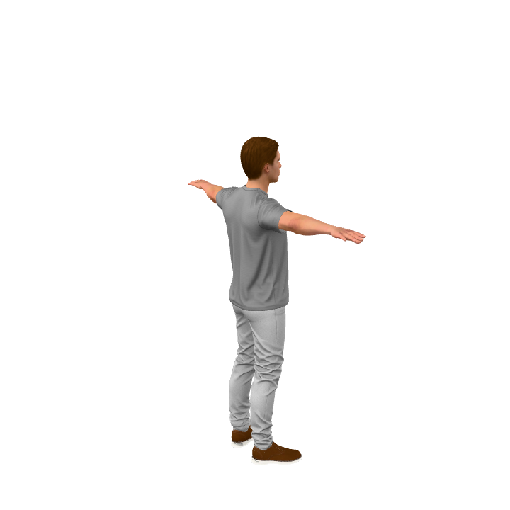 Male T-Pose Character Design - Free 3D Models on Pixabay