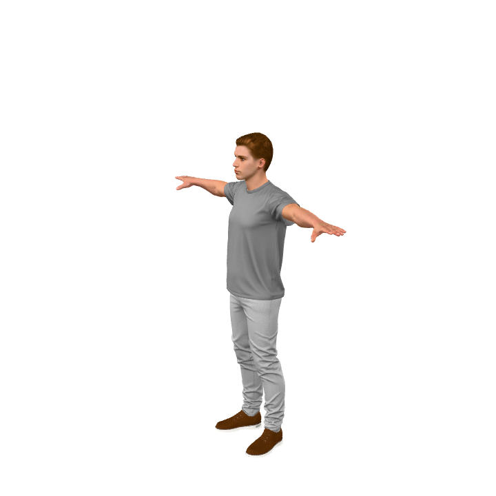 Male T-Pose Character Design - Free 3D Models on Pixabay