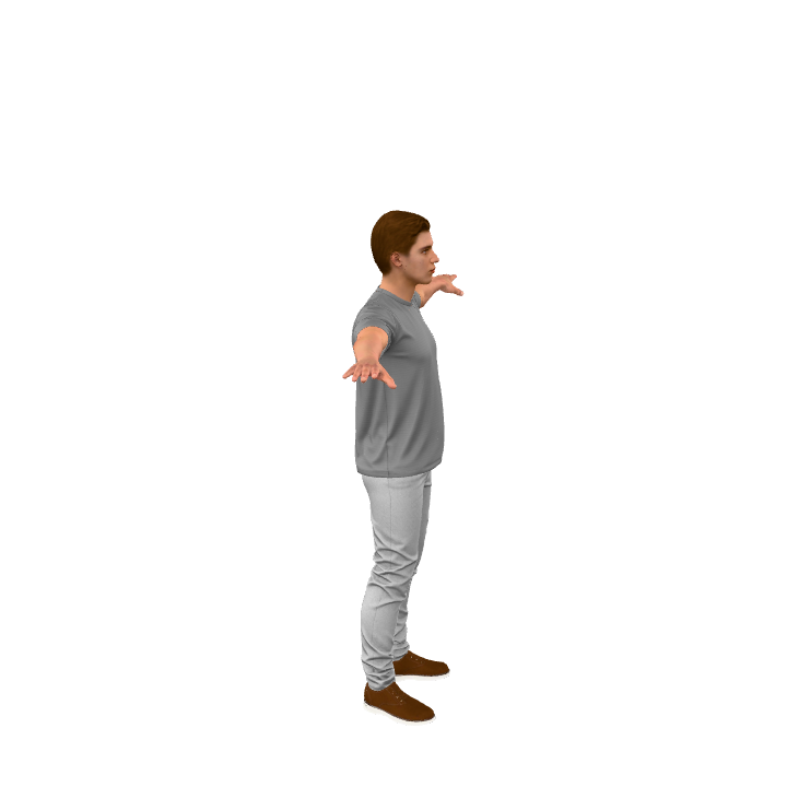 Male T-Pose Character Design - Free 3D Models on Pixabay
