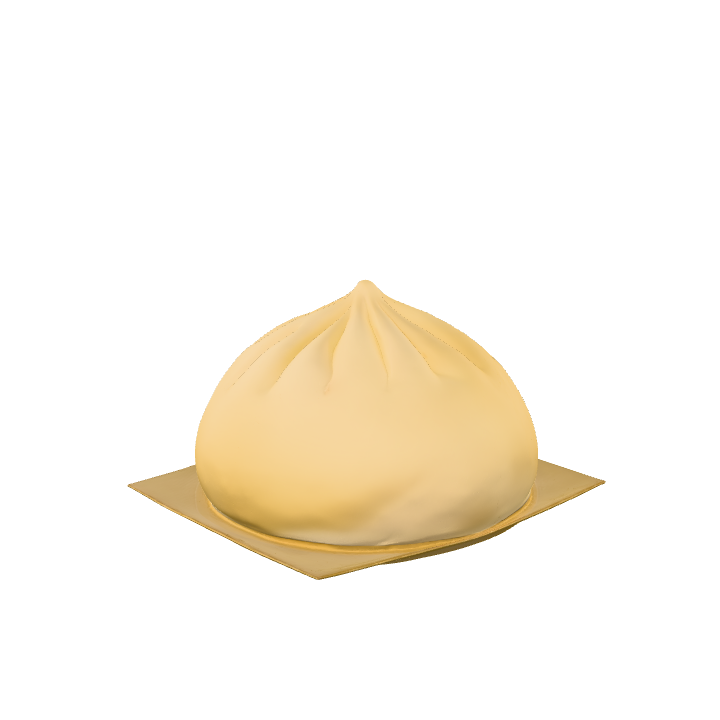 Steamed Bun Baozi 3D Model Soft - Free 3D Models on Pixabay