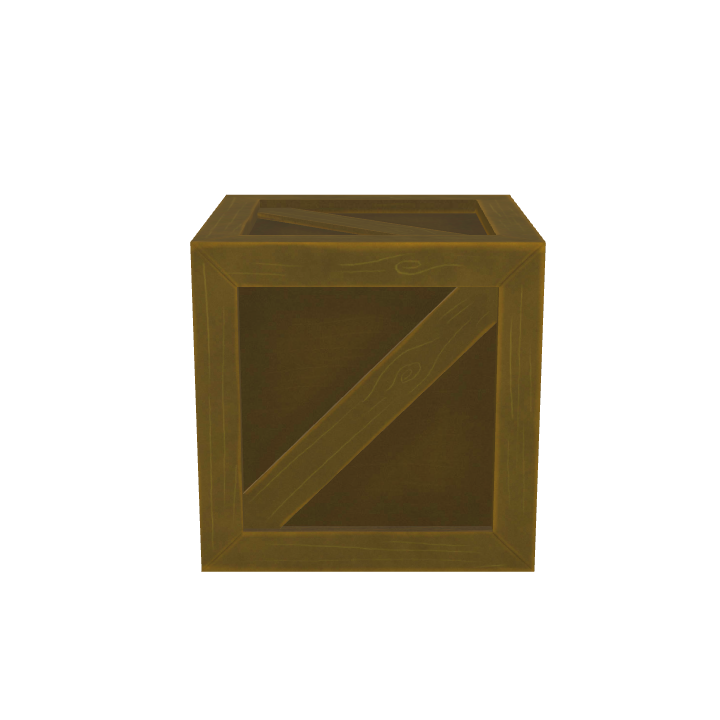 Wooden Box Low-Poly Wood - Free 3D Models on Pixabay