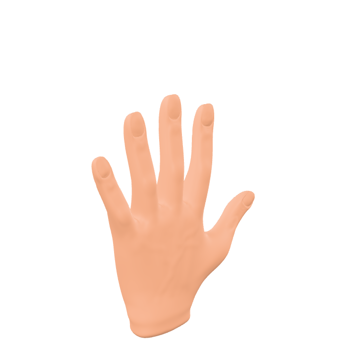 Hand Welcome Fingers - Free 3D Models on Pixabay