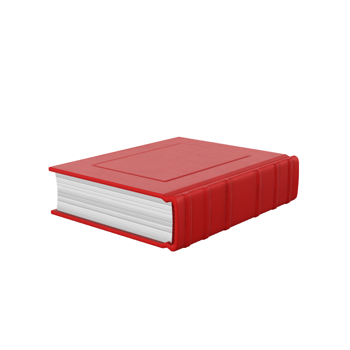 Red Book Closed Hardcover - Free 3D Models on Pixabay