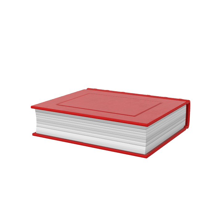 Red Book Closed Hardcover - Free 3D Models on Pixabay