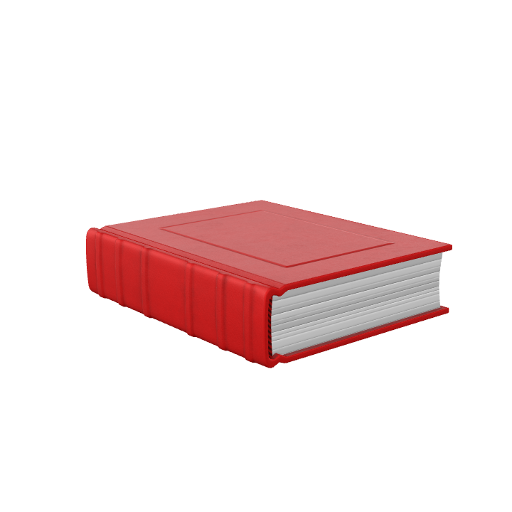 Red Book Closed Hardcover - Free 3D Models on Pixabay