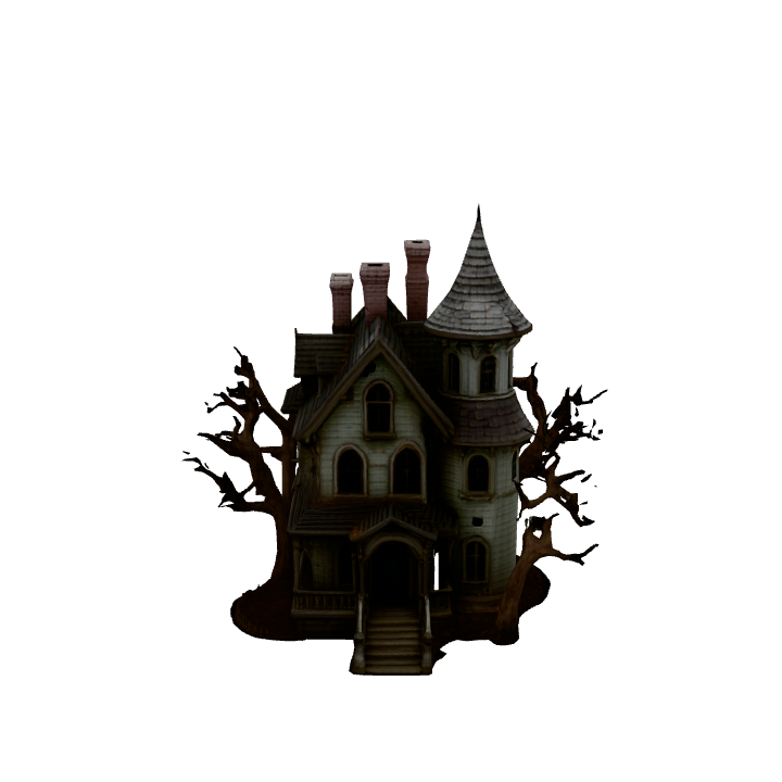 Creepy Horror House Spooky - Free 3D Models on Pixabay