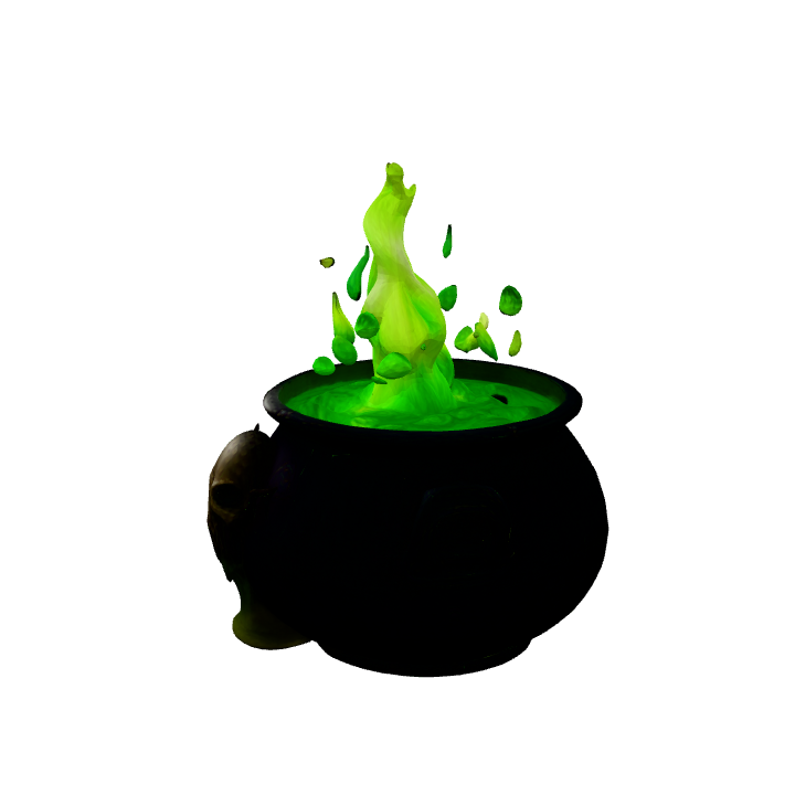 Green Potion Boiling Spooky Magic - Free 3D Models on Pixabay