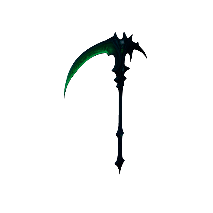 Glowing Green Reaper Weapon Cursed - Free 3D Models on Pixabay