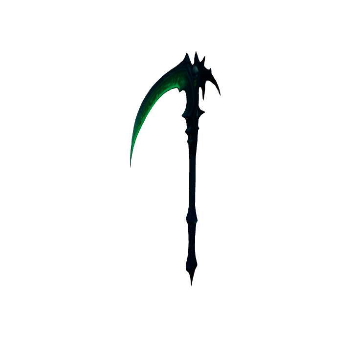 Glowing Green Reaper Weapon Cursed - Free 3D Models on Pixabay