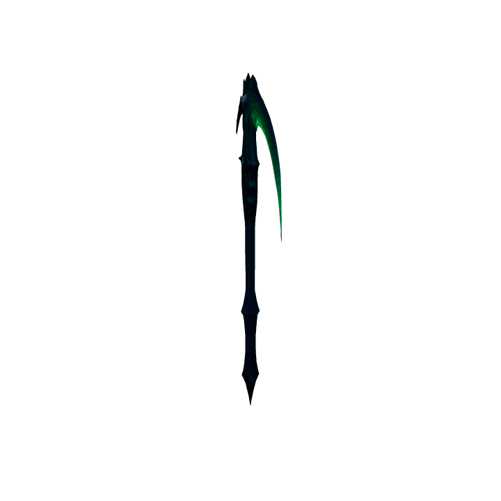 Glowing Green Reaper Weapon Cursed - Free 3D Models on Pixabay