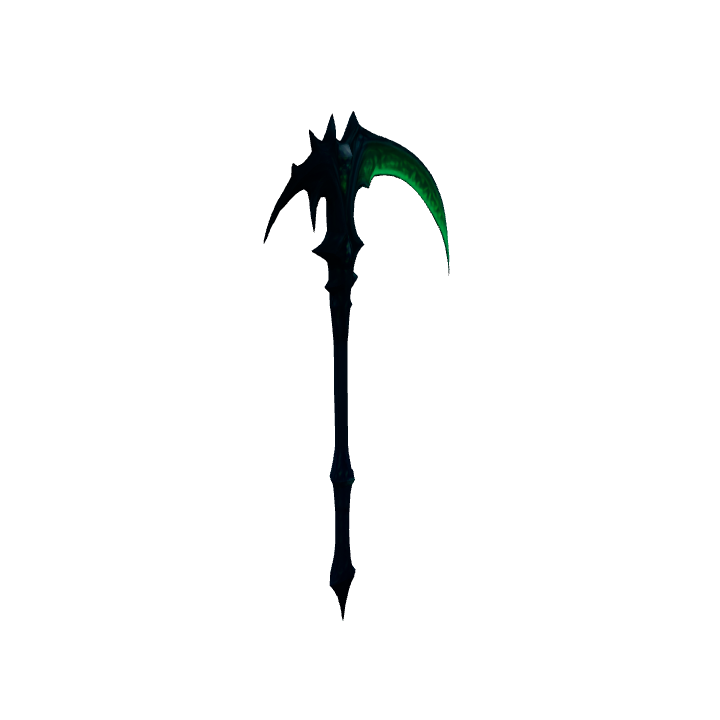 Glowing Green Reaper Weapon Cursed - Free 3D Models on Pixabay