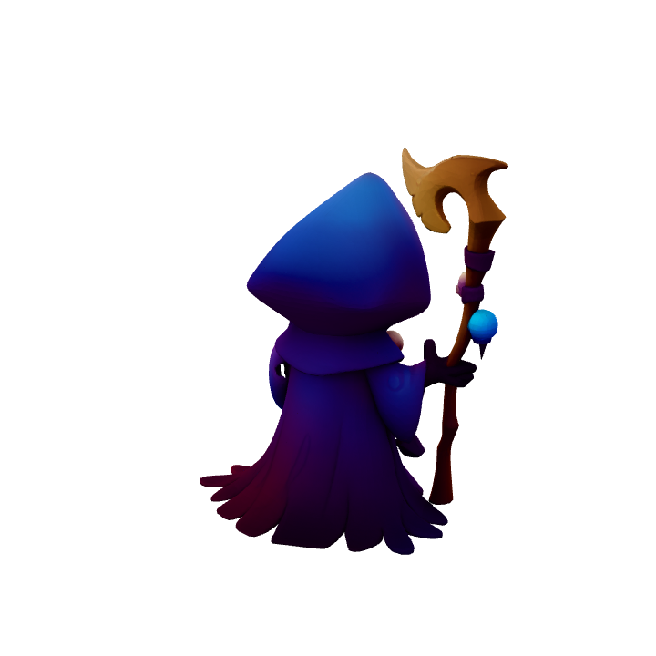 Cute Skeleton Mage Character - Free 3D Models on Pixabay