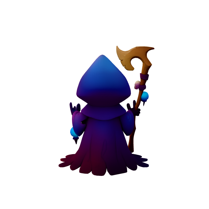 Cute Skeleton Mage Character - Free 3D Models on Pixabay