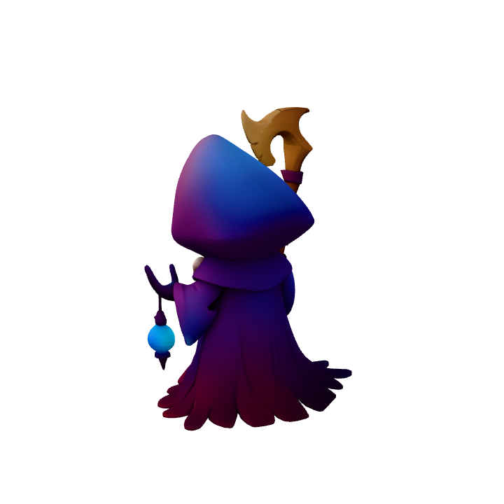 Cute Skeleton Mage Character - Free 3D Models on Pixabay