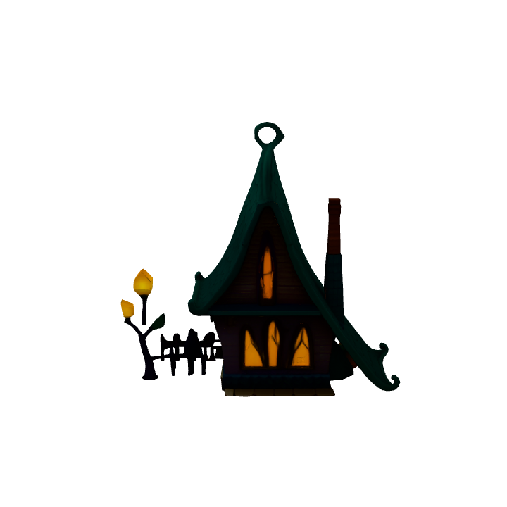 Halloween Haunted House 3D Model - Free 3D Models on Pixabay