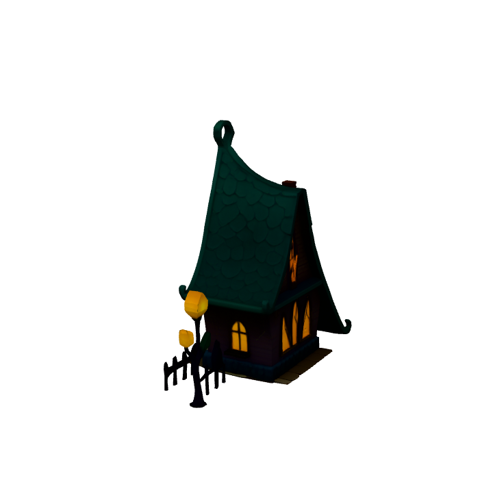 Halloween Haunted House 3D Model - Free 3D Models on Pixabay