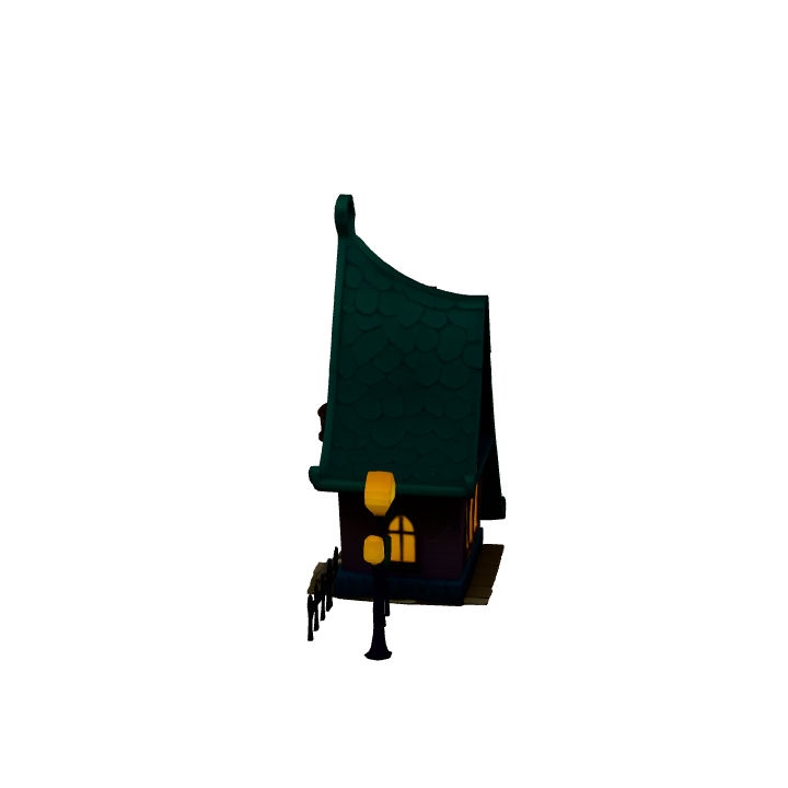 Halloween Haunted House 3D Model - Free 3D Models on Pixabay