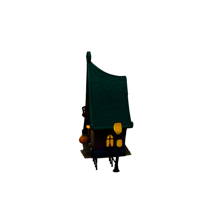 Halloween Haunted House 3D Model - Free 3D Models on Pixabay