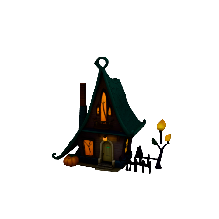 Halloween Haunted House 3D Model - Free 3D Models on Pixabay