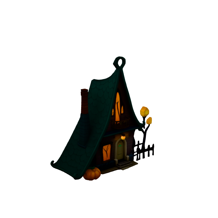 Halloween Haunted House 3D Model - Free 3D Models on Pixabay