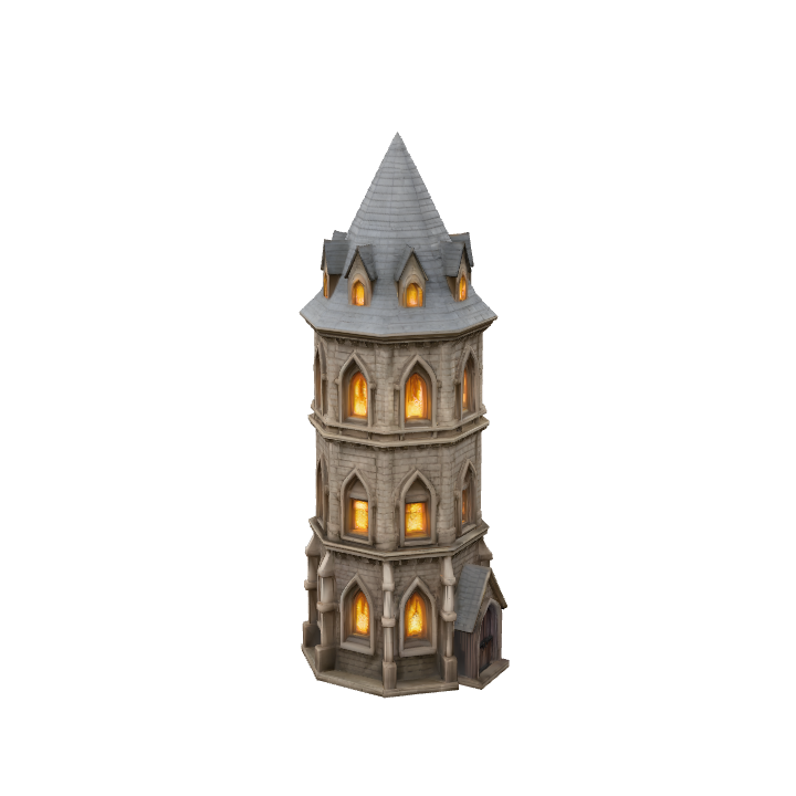 Fantasy-Turm 3D-Modell - - Kostenlose 3D-Modelle auf Pixabay