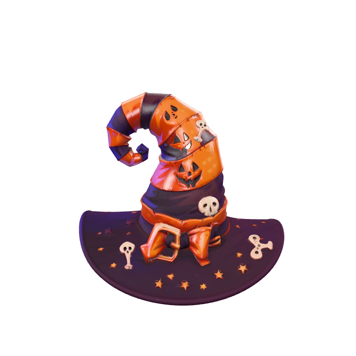 Halloween Witch Hat 3D Model - Free 3D Models on Pixabay