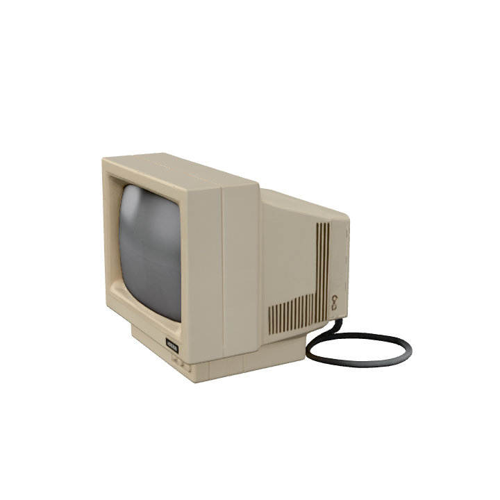 Crt Monitor 90S - Free 3D Models on Pixabay