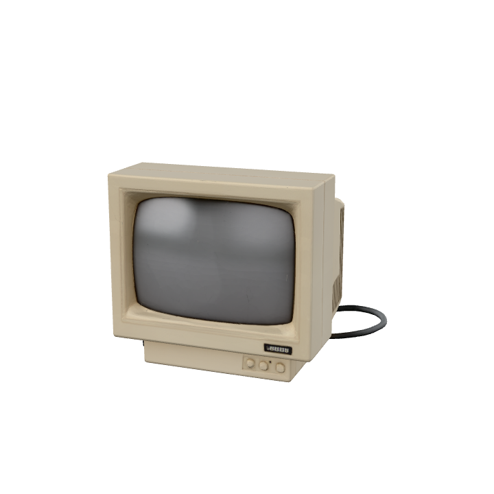 Crt Monitor 90S - Free 3D Models on Pixabay