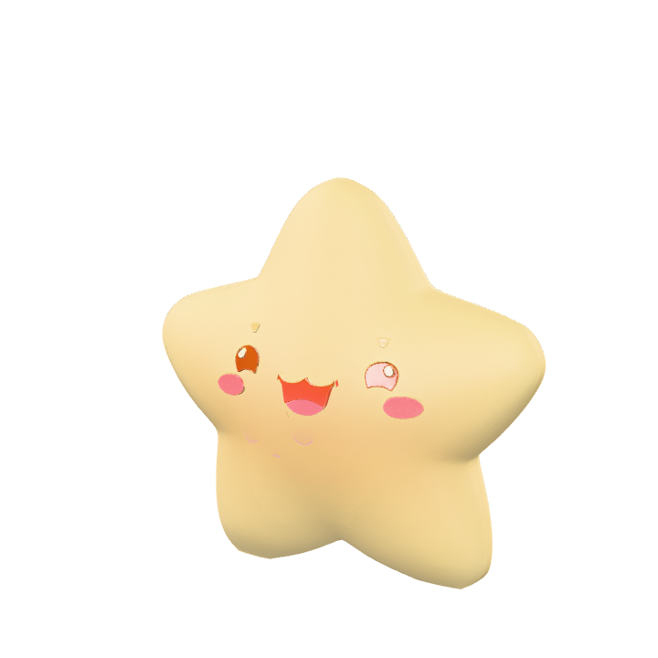 Star Cute 3D - Free 3D Models on Pixabay