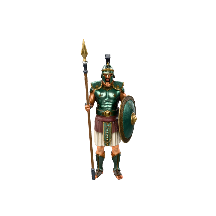 Ancient Hoplite Spartan - Free 3D Models on Pixabay